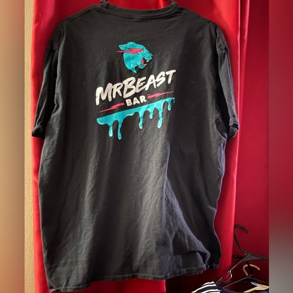 mr beast | Tops | This Is A Mrbeast Shirt From When The Win Candy Bar ...